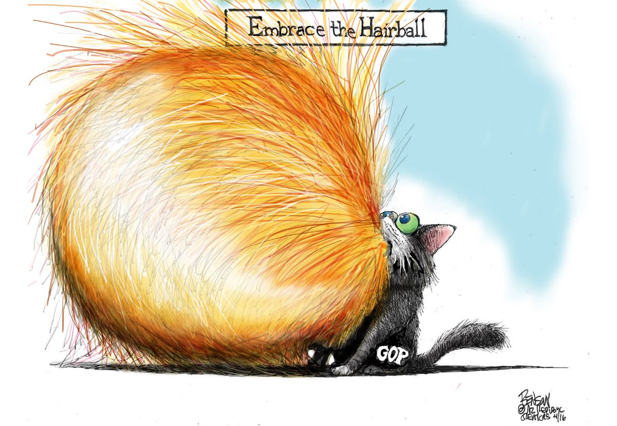 Political Cartoon U.S. trump GOP 2016 | The Week