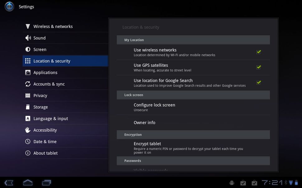 Android 3.0: Interface - Android 3.0 (Honeycomb) review - Page 2 ...