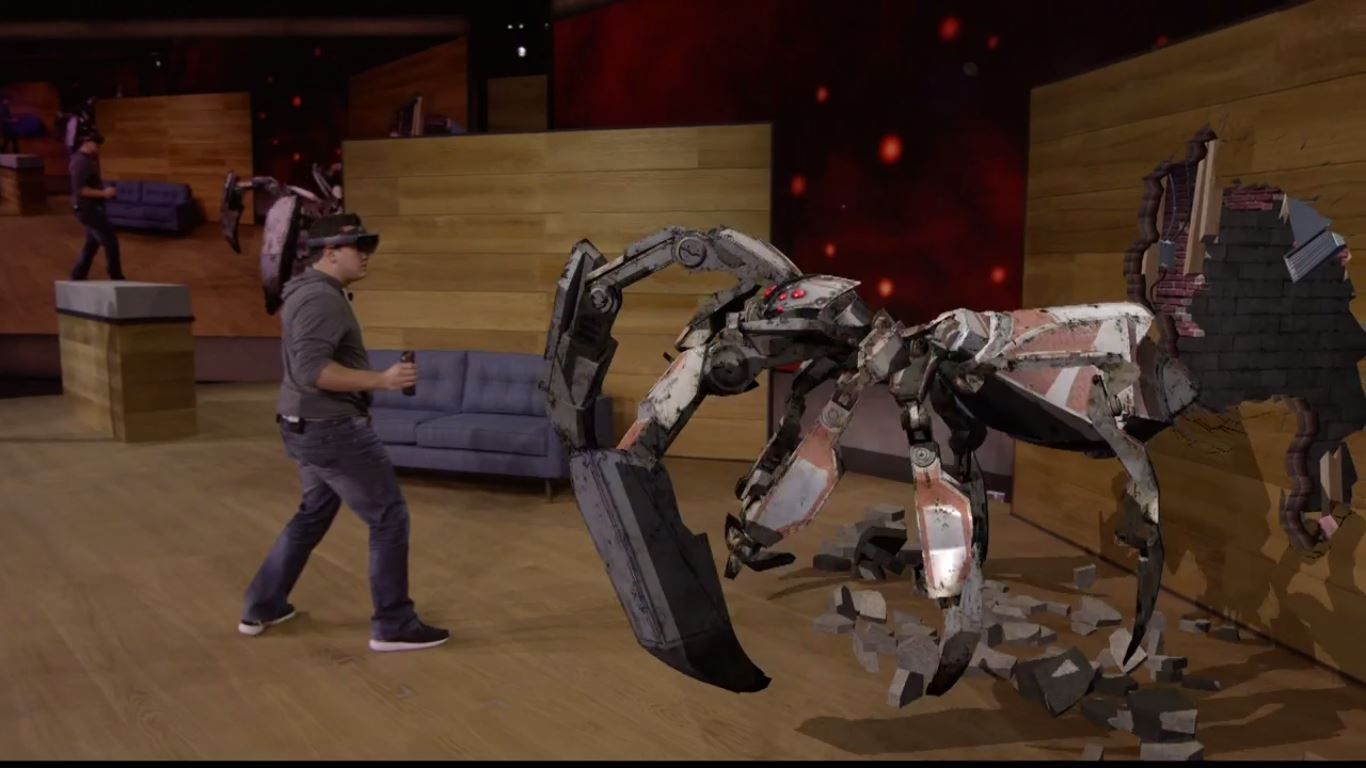 Microsoft unveils wearable holograms in Project X-Ray for HoloLens | PC ...