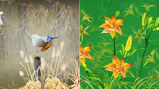 Striking Japanese art created solely in Microsoft Excel | Creative Bloq