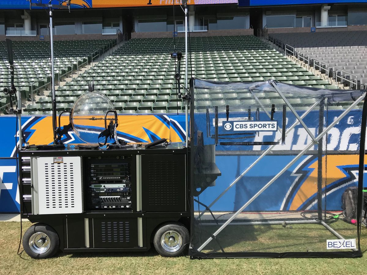 CBS Sports Deploys Upgraded Bexel Sideline A/V Cart for NFL Coverage ...