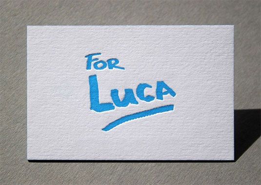 40 inspiring examples of letterpress business cards: Page 2 - Page 2 ...