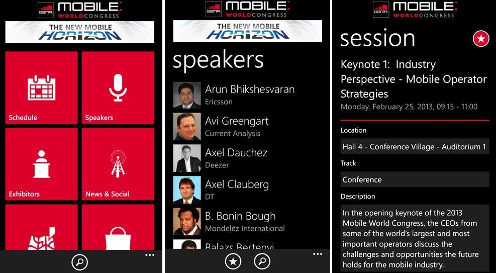 Official Mobile World Congress app lands for Windows Phone | Windows ...