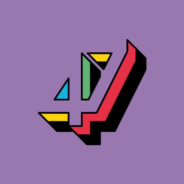 Unique number typography plays with negative space | Creative Bloq