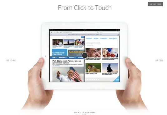 20 bright and colourful website homepage designs | Creative Bloq