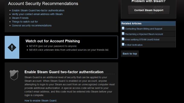 Updated Steam phishing scam automates SSFN upload | PC Gamer
