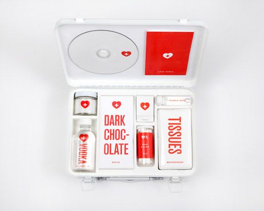 Branding a broken heart: the Love Hurts survival kit | Creative Bloq
