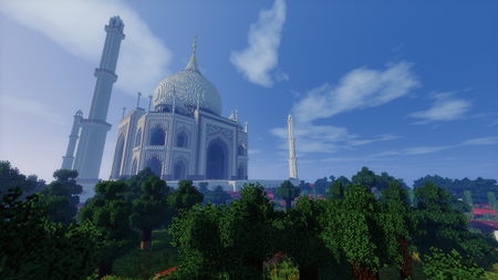 Minecraft adventure map recreates Wonders of the World | PC Gamer