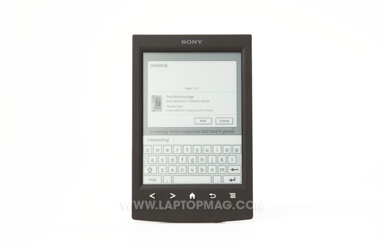 Sony Reader PRS-T2 Review | eReader Review | Laptop Mag