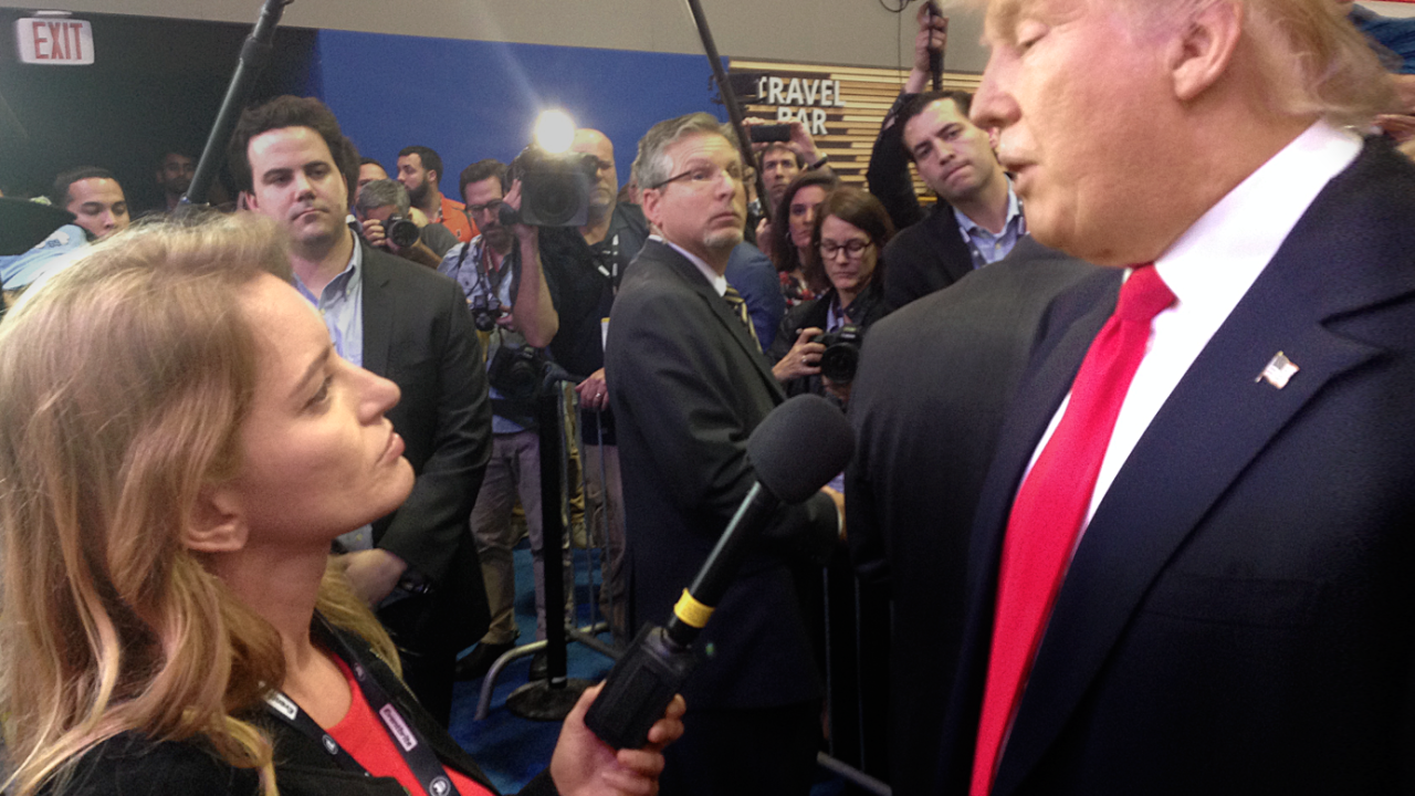 Katy Tur Talks Covering Donald Trump's Candidacy for NBC | Marie Claire