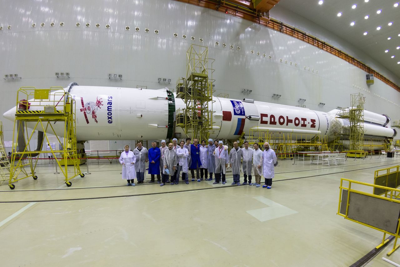 ExoMars Spacecraft Mated with Rocket Ahead of Monday's Launch (Photos ...