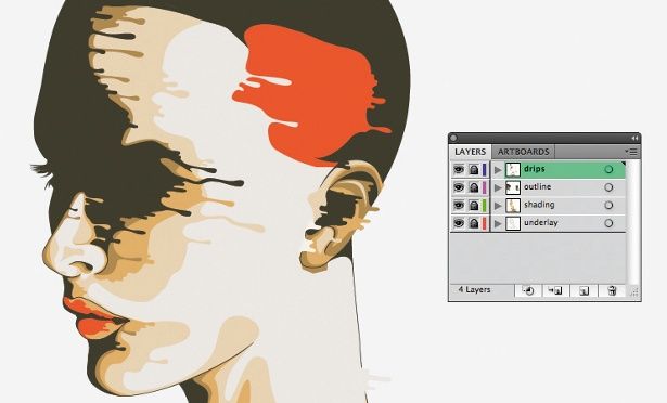 Create a drip-effect portrait in Illustrator | Creative Bloq