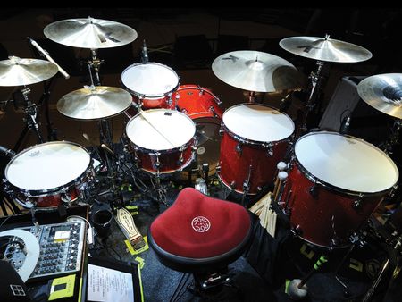 Drum kits of the pros: stars' live and studio drum setups in pictures ...