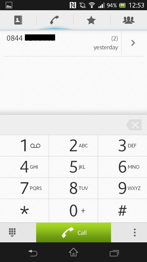 Contacts and calling - Sony Xperia SP review - Page 3 | TechRadar