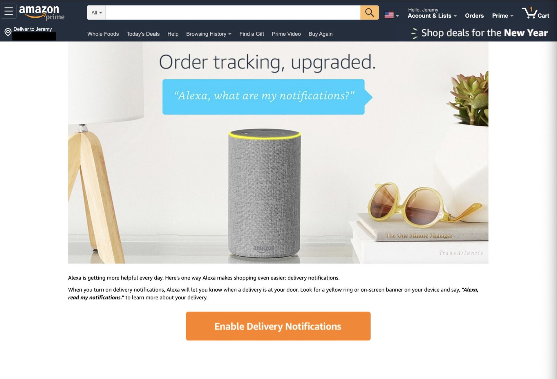 How to enable delivery notifications with Amazon's Alexa | Android Central