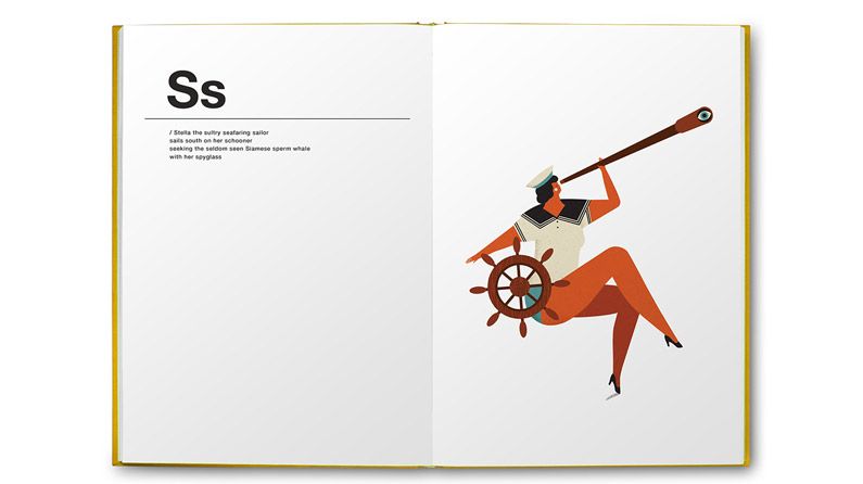 Quirky illustrated alphabet book offers an alternative ABC | Creative Bloq