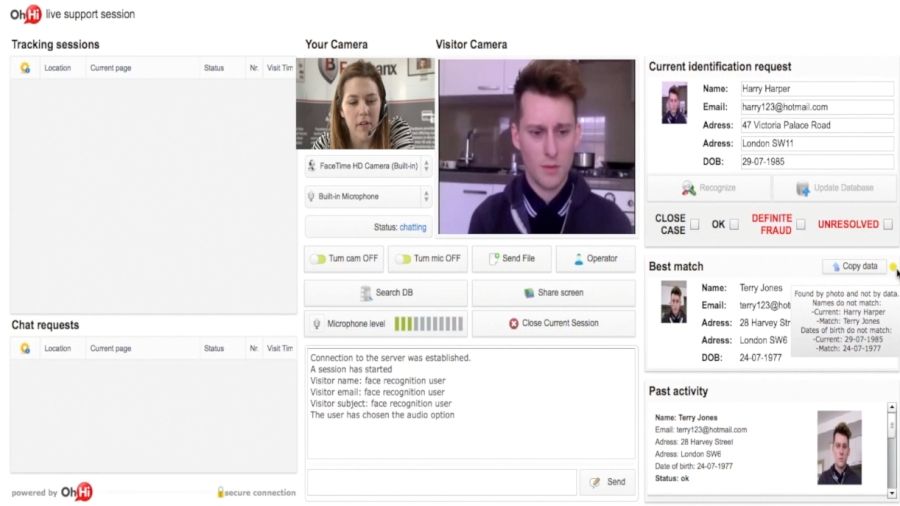 Video chat merges with facial recognition | TechRadar