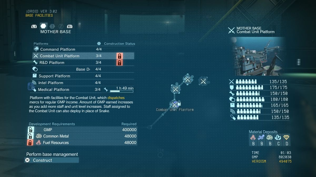The fastest way to grow Mother Base in Metal Gear Solid 5 The Phantom ...