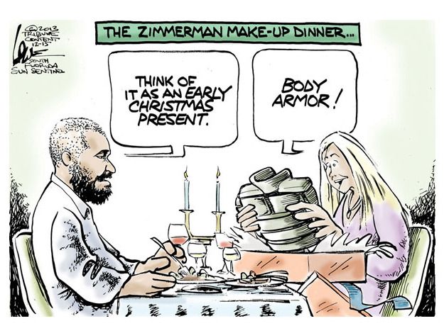 Editorial cartoon George Zimmerman Trayvon Martin | The Week