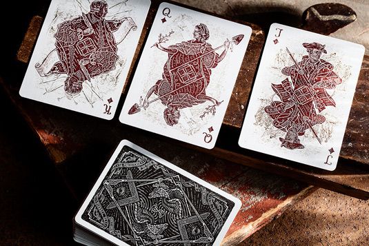 Woodcut playing cards revisit the past | Creative Bloq