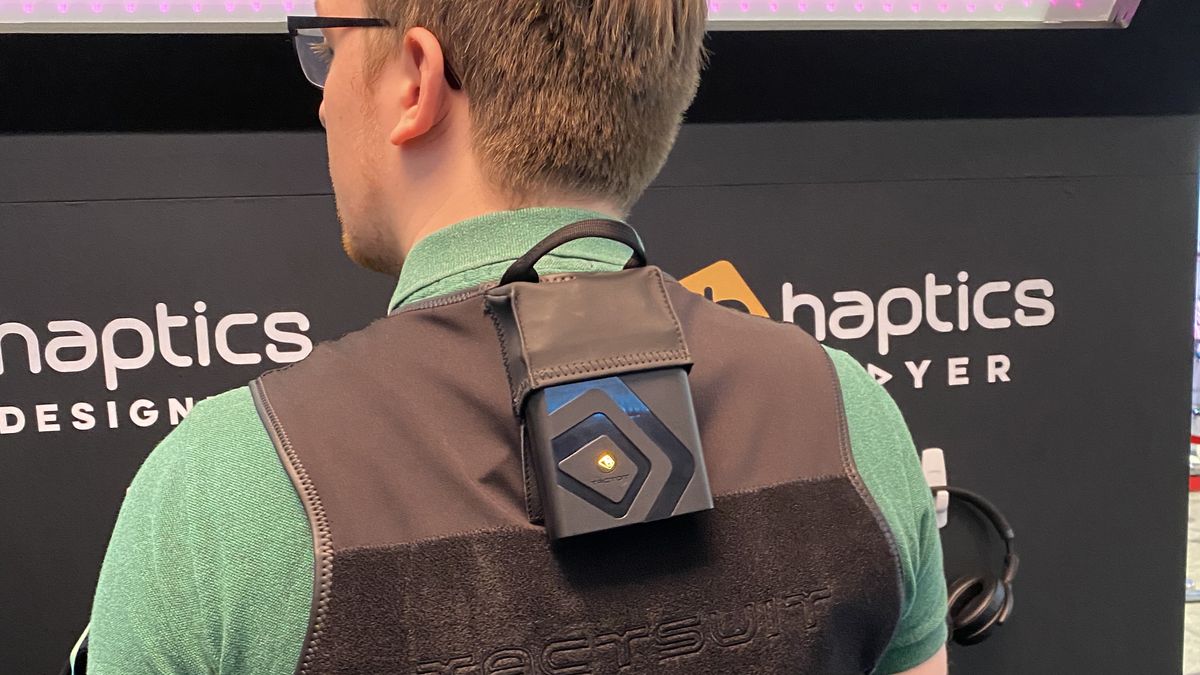 This VR suit let me literally feel surround sound | Tom's Guide