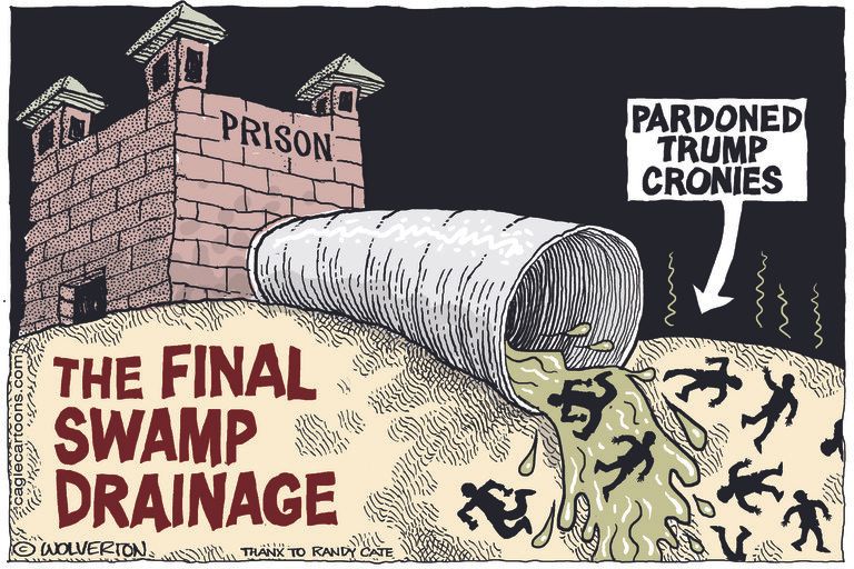 5 inexcusably funny cartoons about Trump's disgraceful pardons | The Week