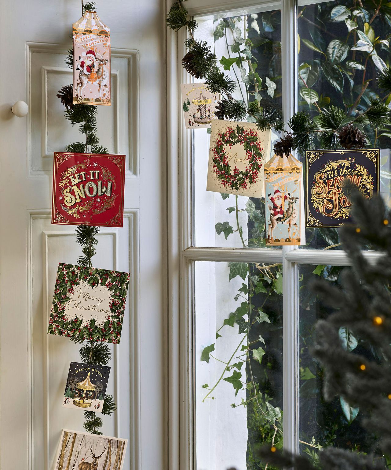 19 Christmas card display ideas for around the home | Ideal Home