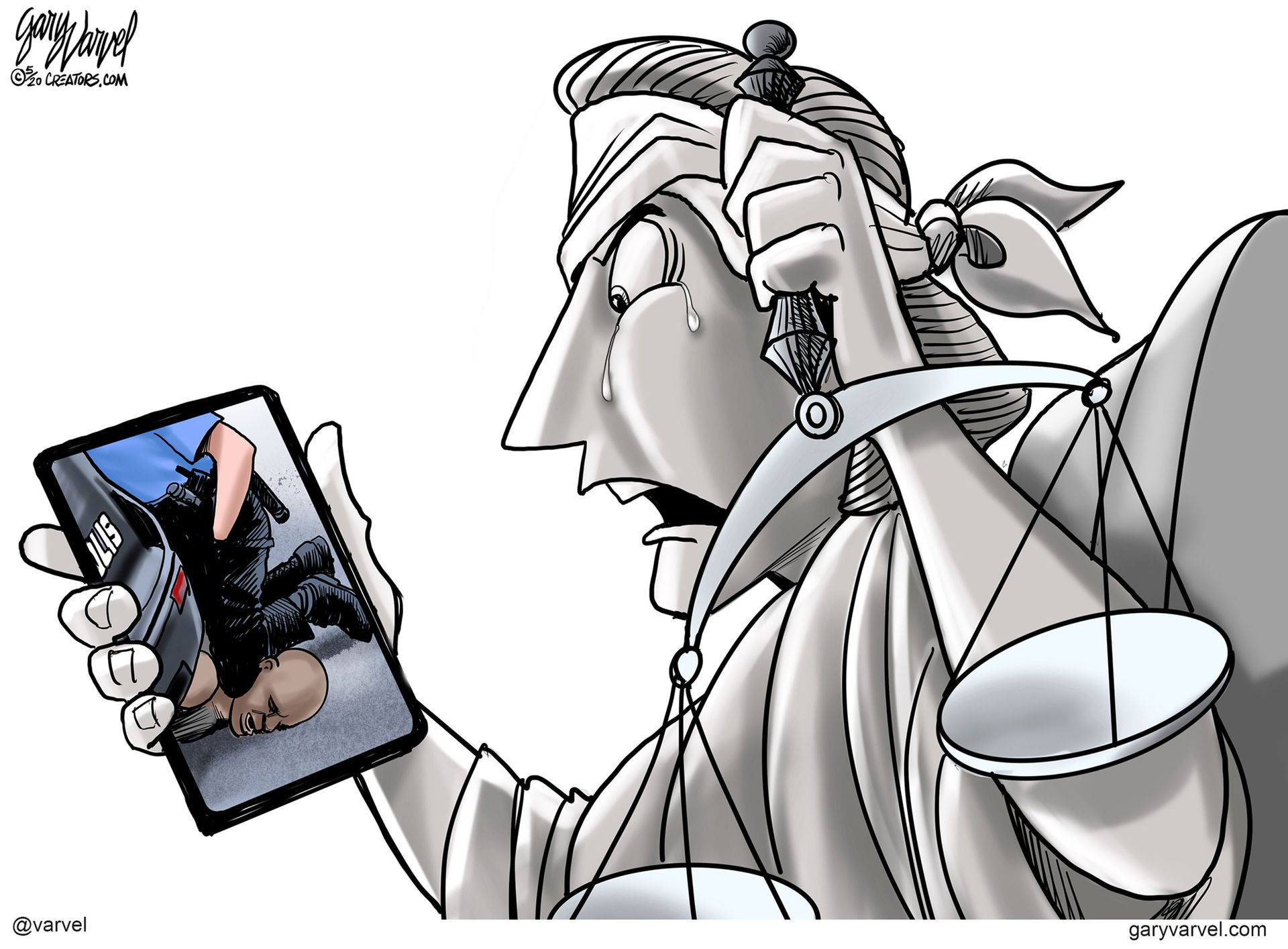 Editorial Cartoon U.S. George Floyd Minneapolis justice | The Week