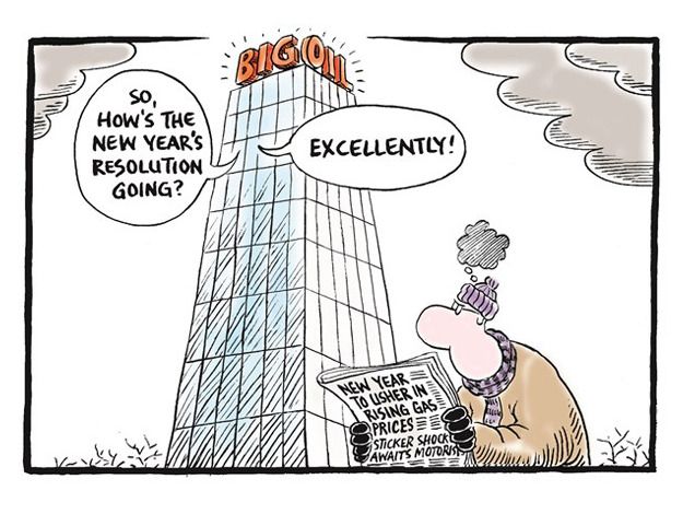 Political cartoon Big Oil | The Week