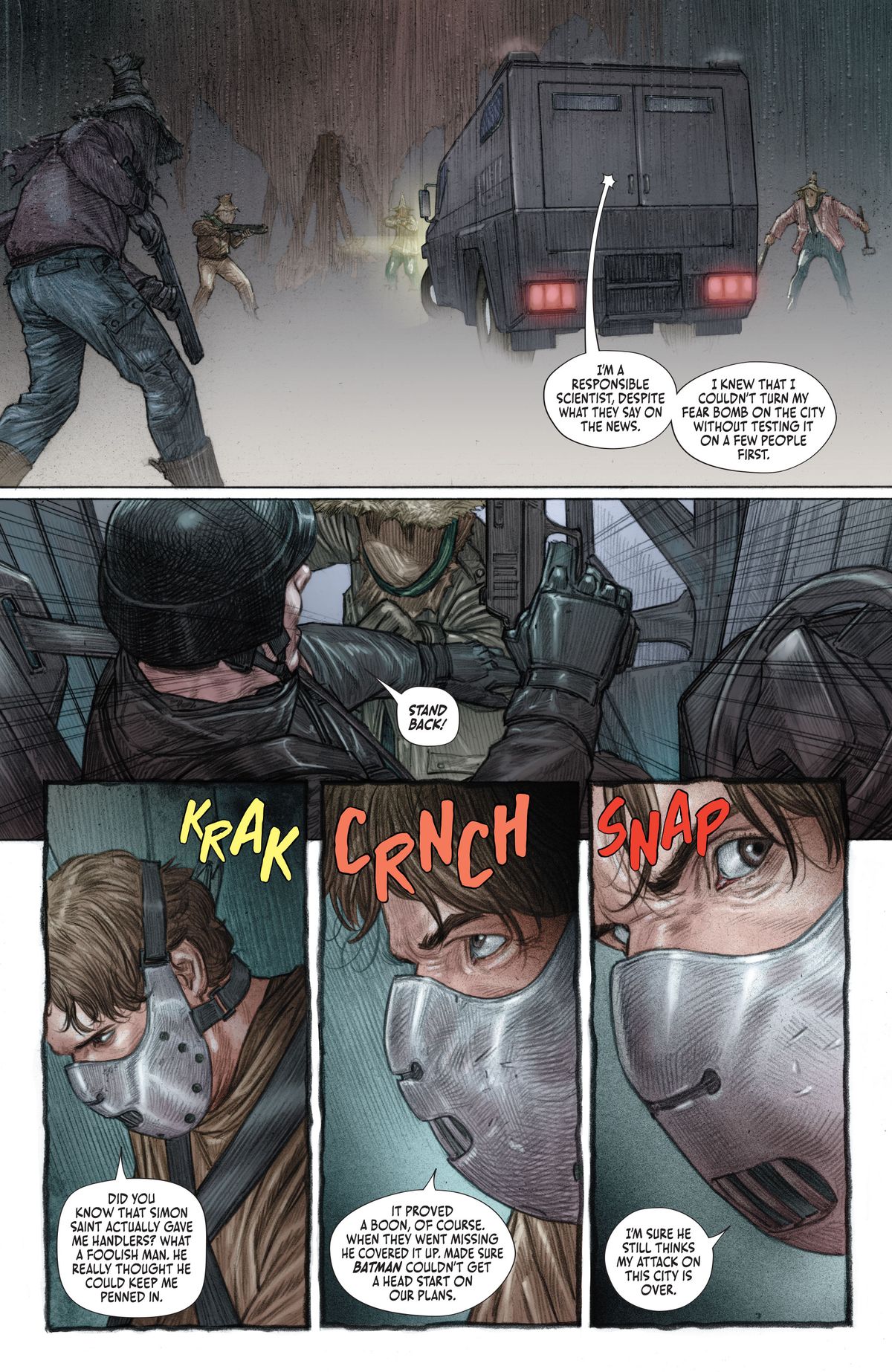 Scarecrow plans a prison break in Batman - Fear State Omega #1 preview ...