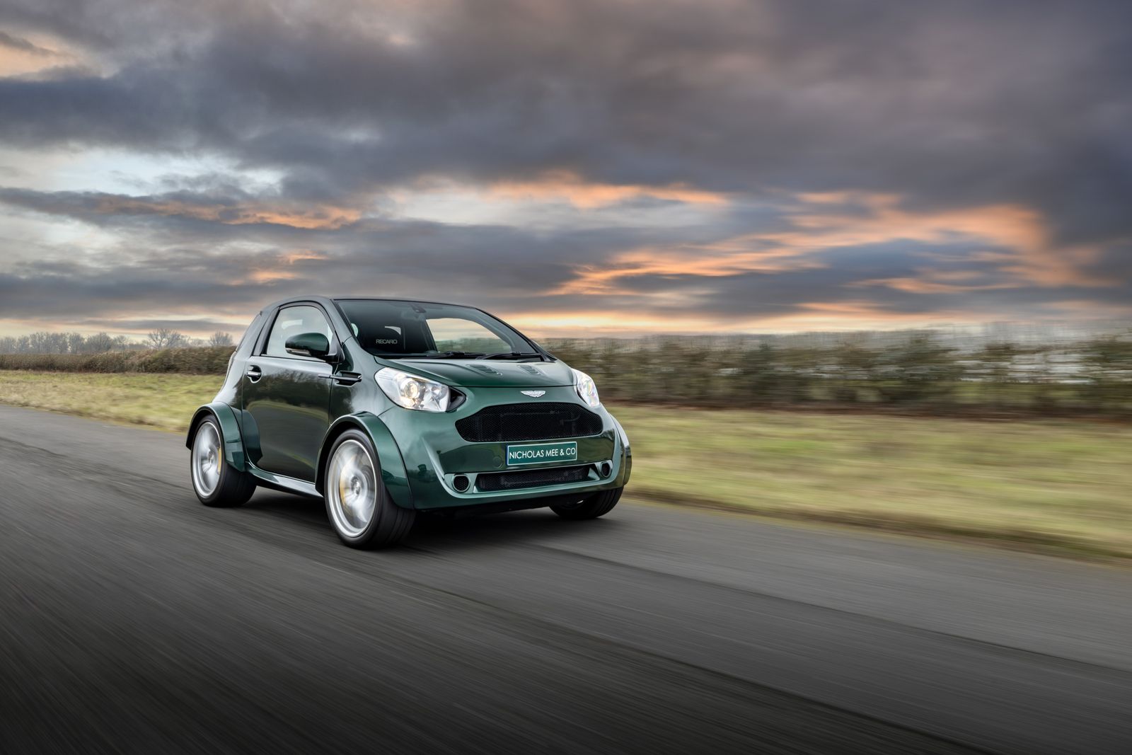 A true pocket rocket, the unique V8-powered Aston Martin Super Cygnet ...