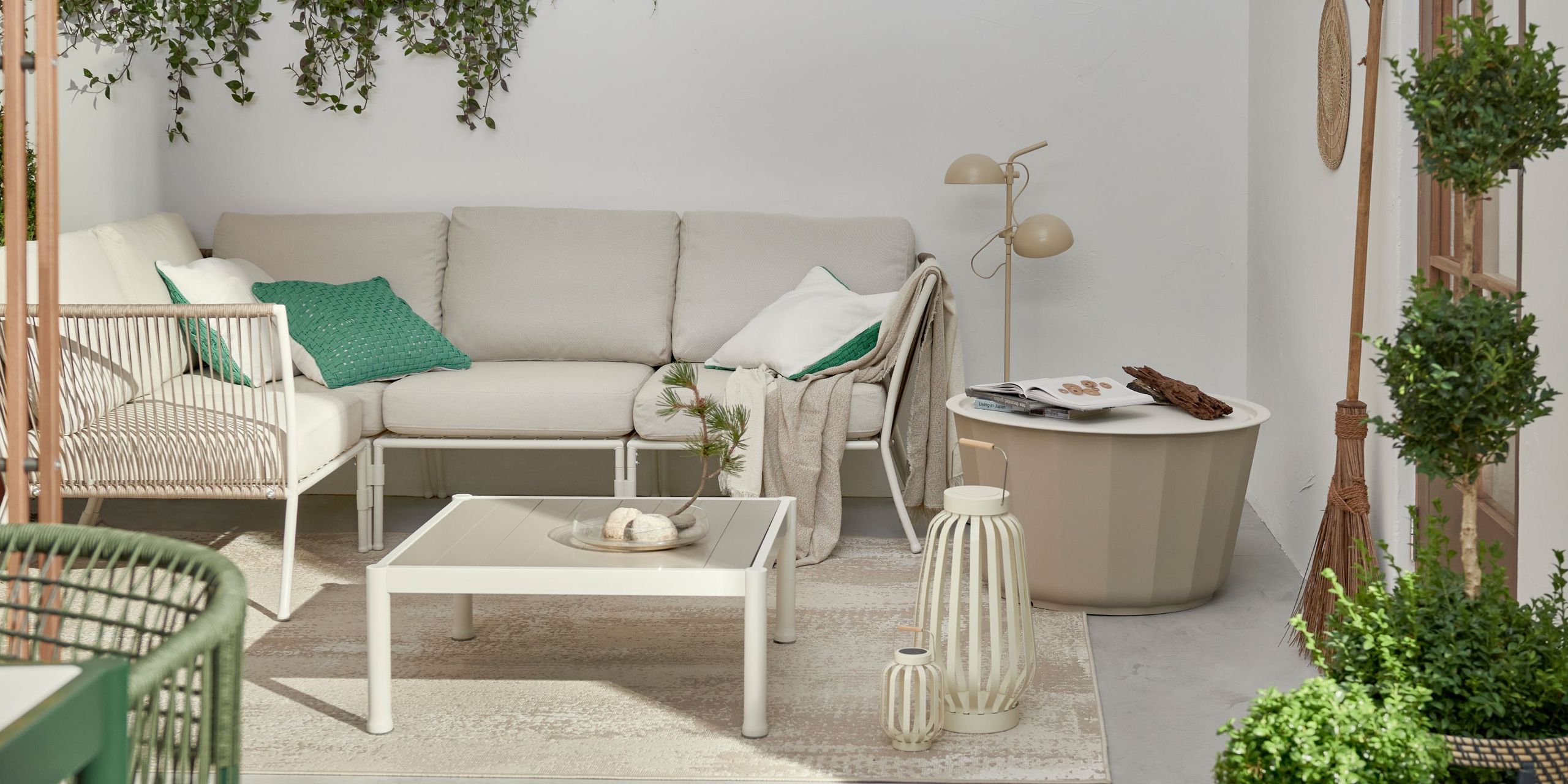 This £50 IKEA outdoor coffee table hides a storage compartment | Ideal Home