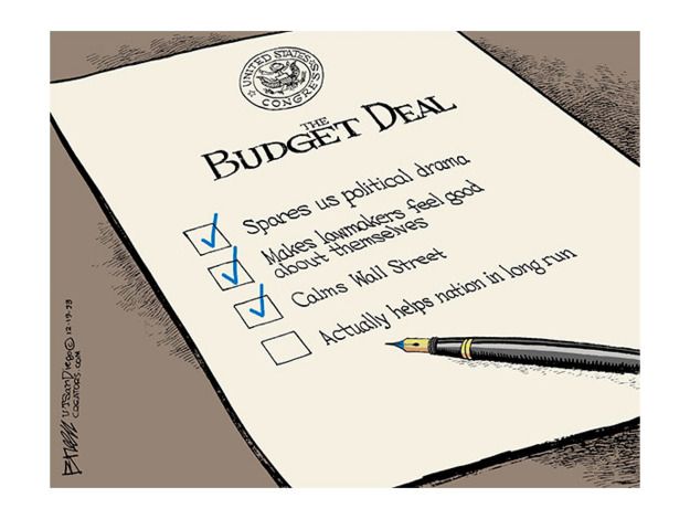 Political cartoon budget deal | The Week