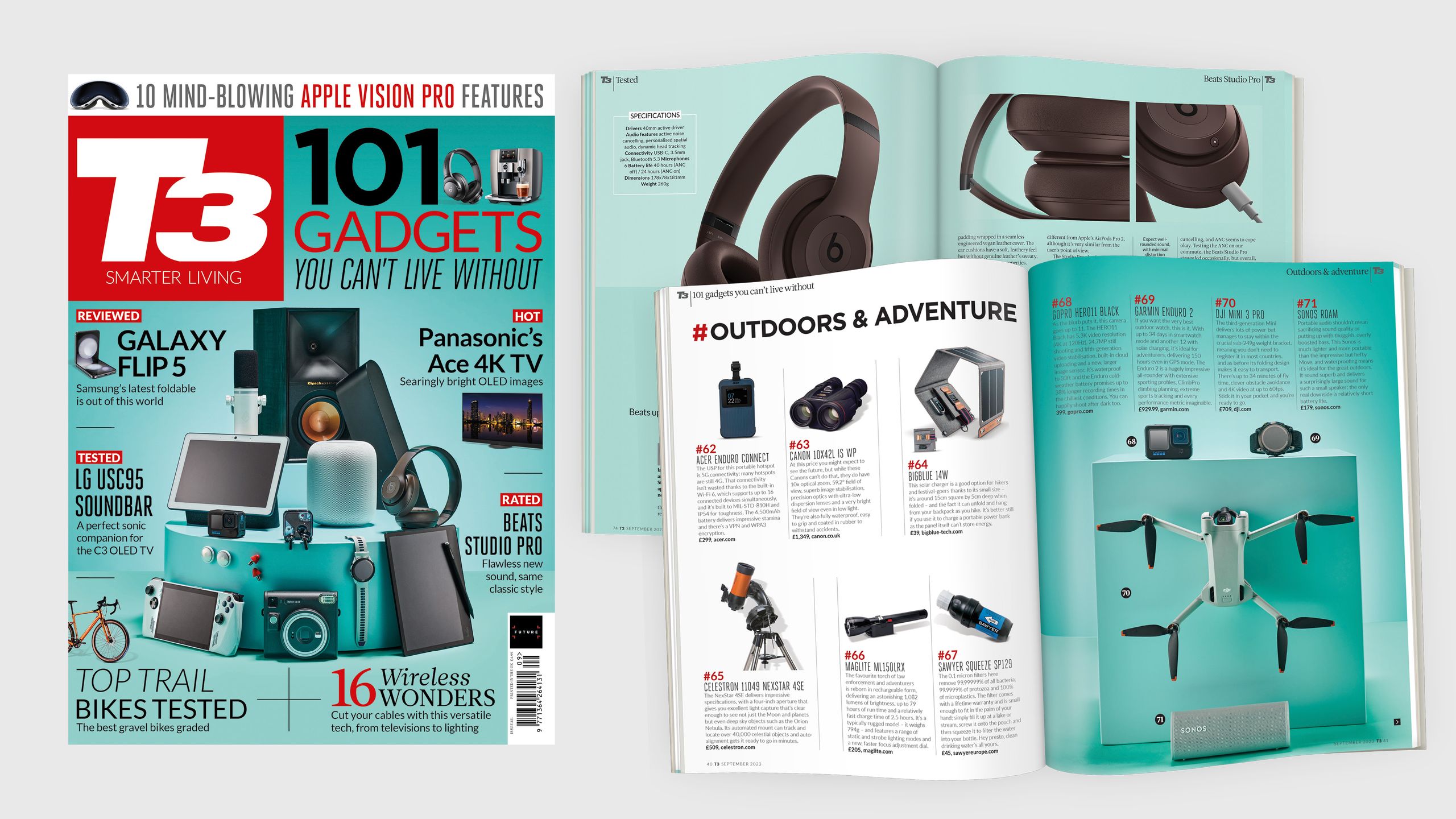 101 gadgets you can’t live without, in the latest issue of T3! | T3