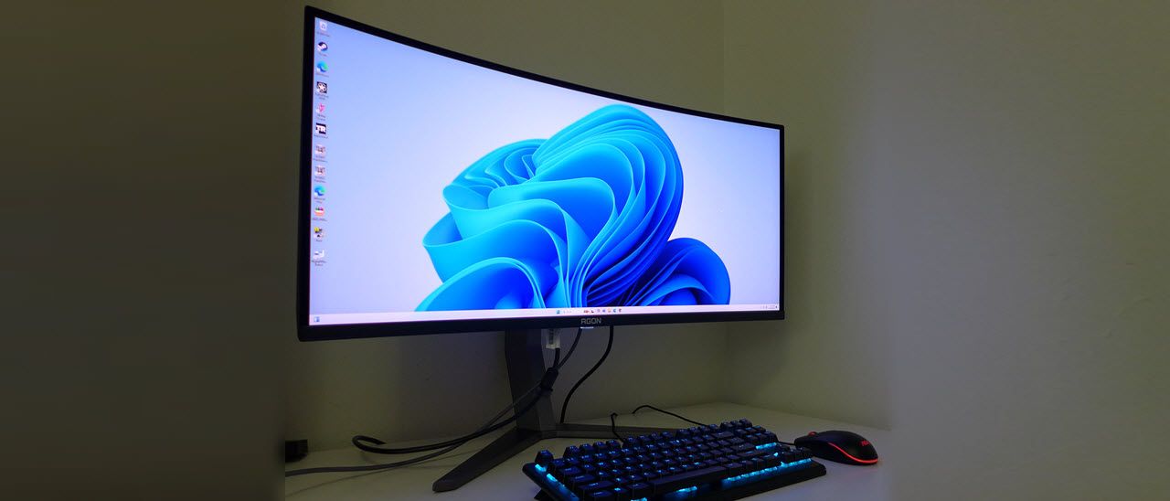 AOC Agon Pro AG346UCD Ultra-wide OLED gaming monitor review: Maximum ...
