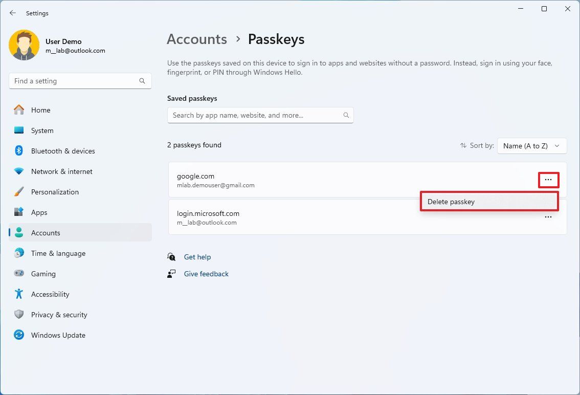 How to create a passkey for your Google account from Windows 11 ...