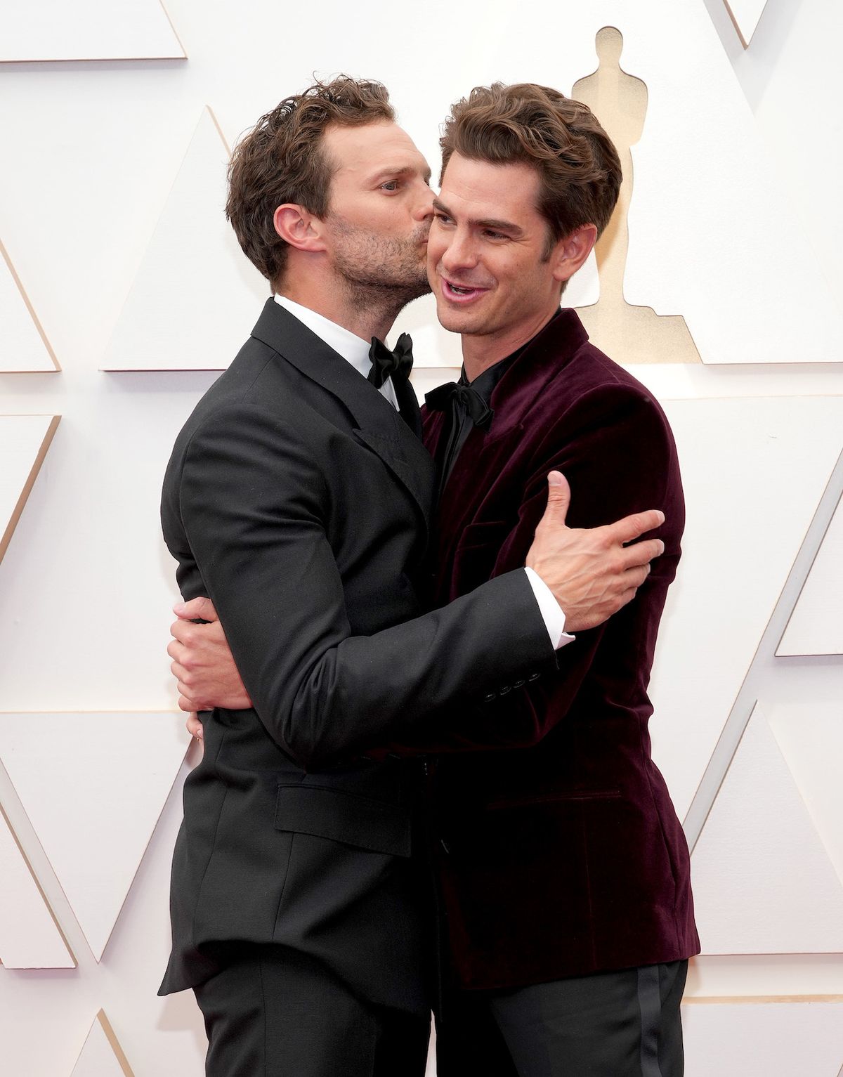 Former Roommates Jamie Dornan And Andrew Garfield Were All Hugs And ...