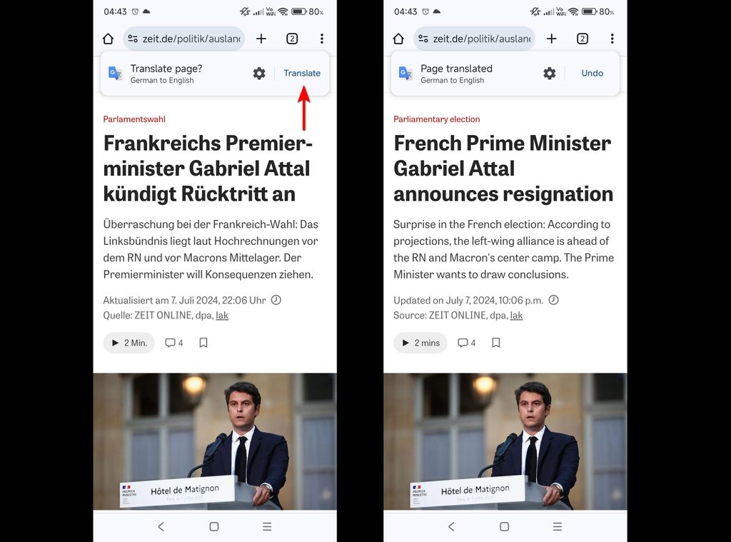 How to automatically translate websites in Google Chrome | Android Central