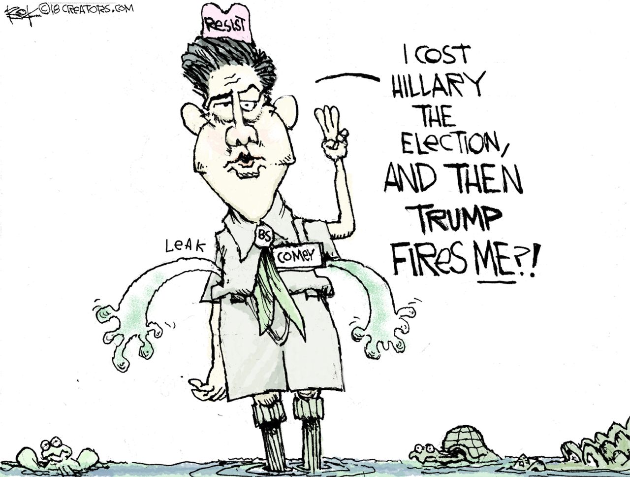 7 scathingly funny cartoons about James Comey's publicity tour | The Week