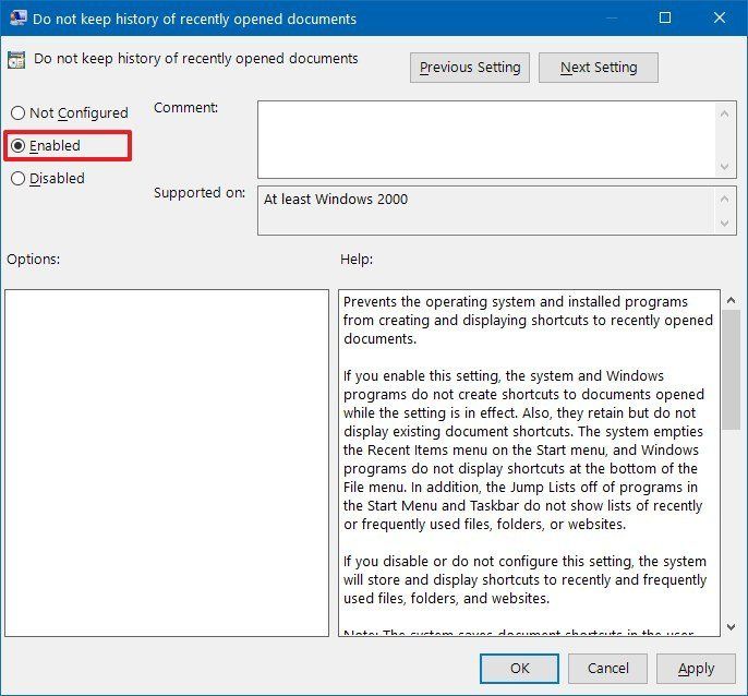 How to disable recent files and locations in Jump Lists on Windows 10 | Windows Central