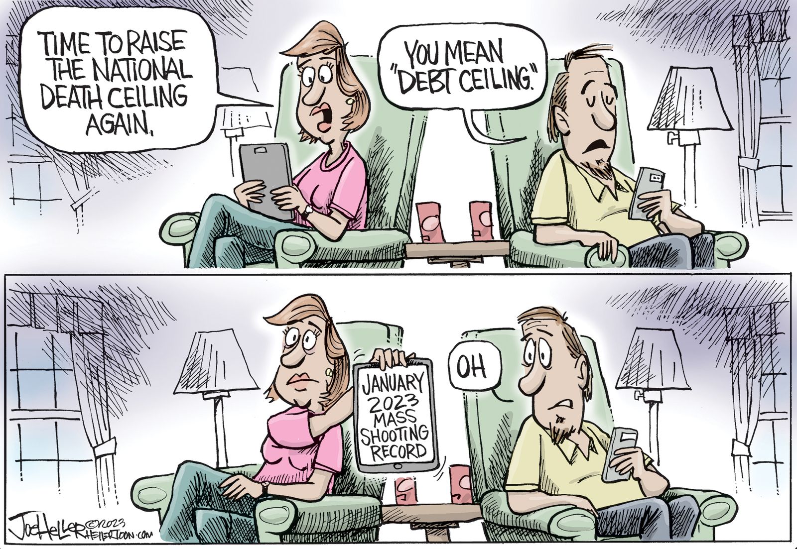 7 cartoons about gun violence in America | The Week