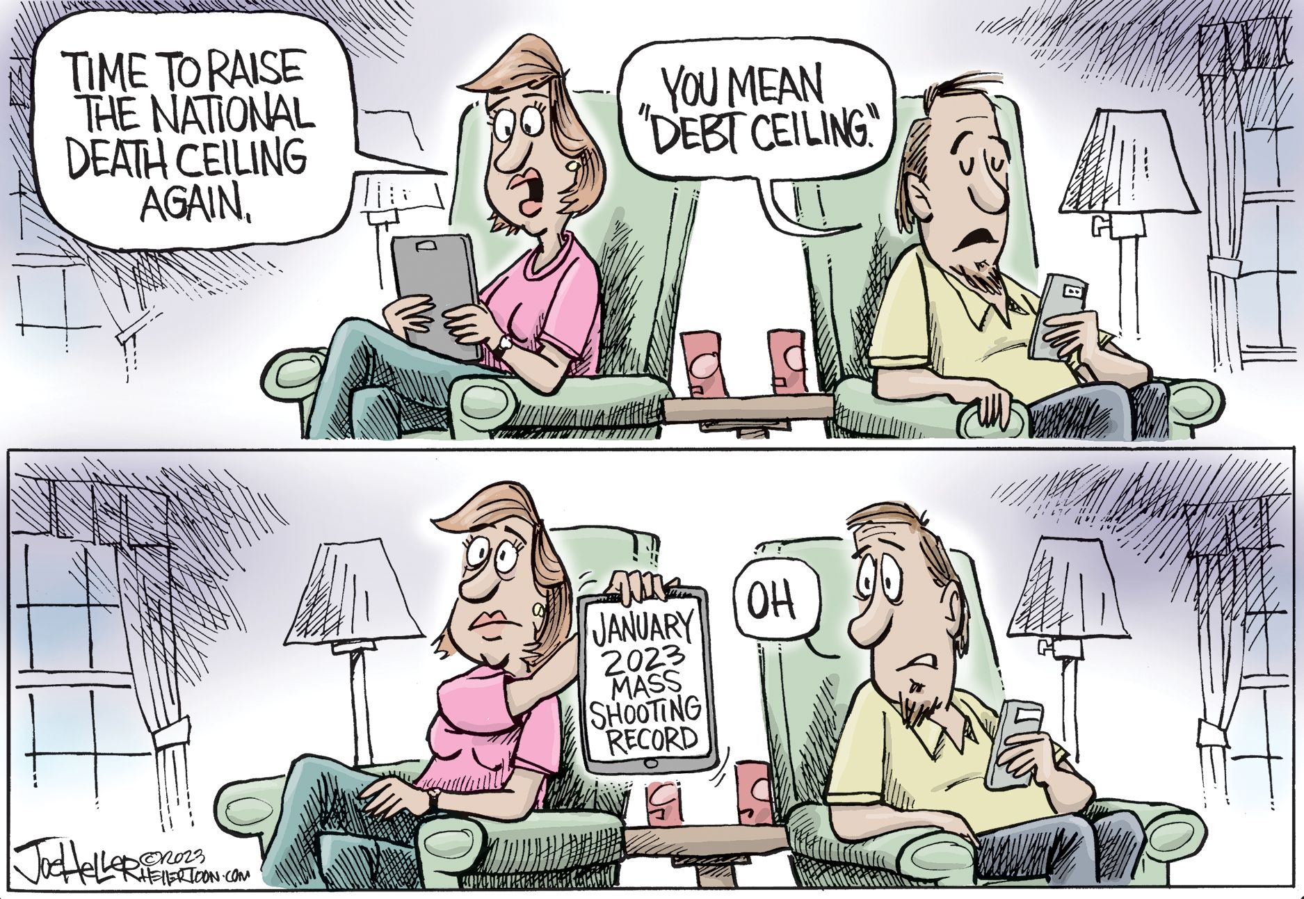 7 cartoons about gun violence in America | The Week