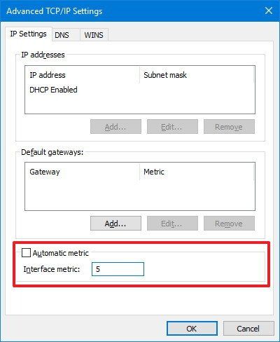 How to change the priority order of network adapters on Windows 10 ...