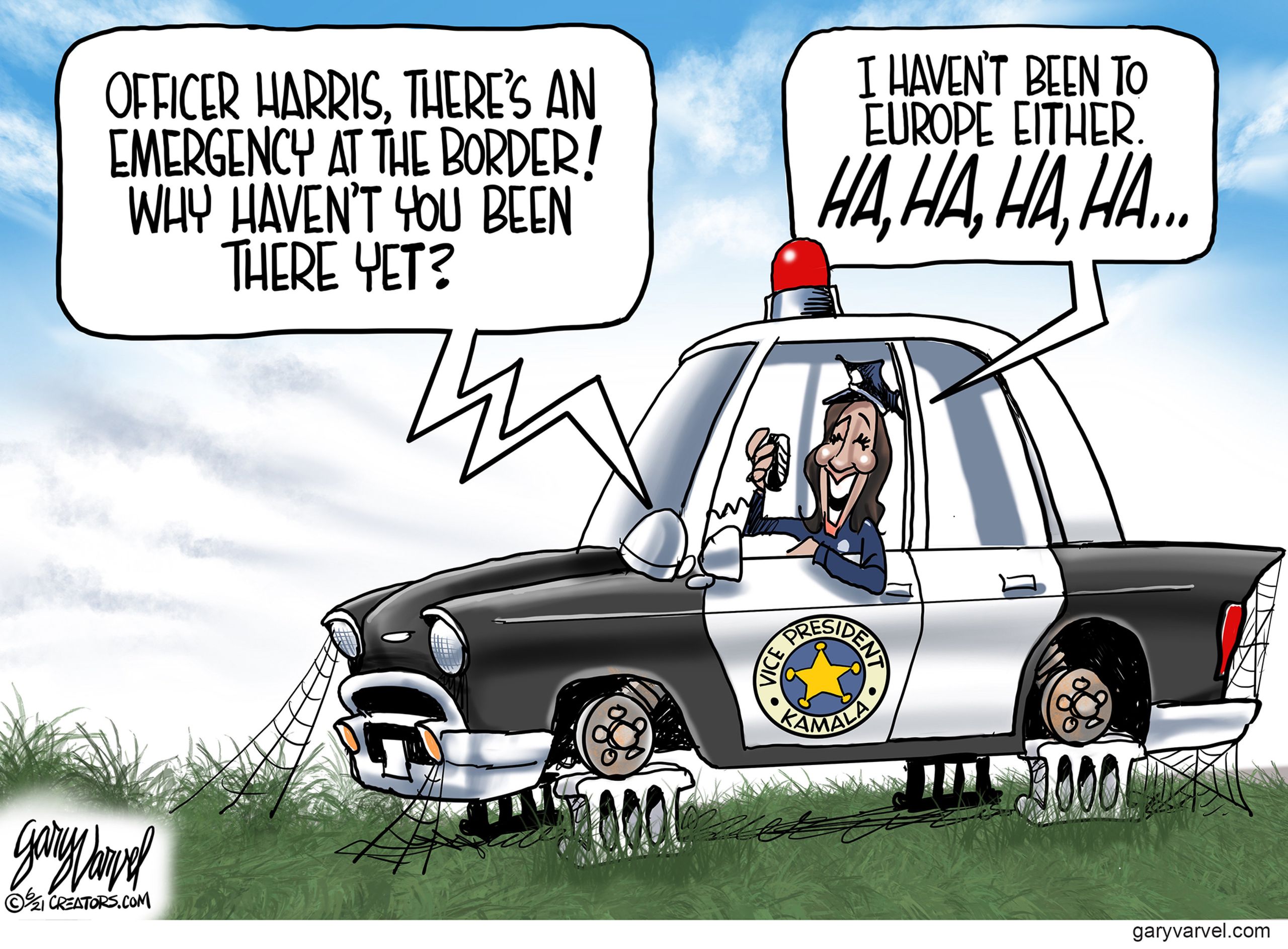 5 brutally funny cartoons about Kamala Harris' immigration stumbles ...
