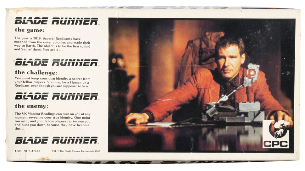 Rare Blade Runner board game prototype is being auctioned for over $500 ...