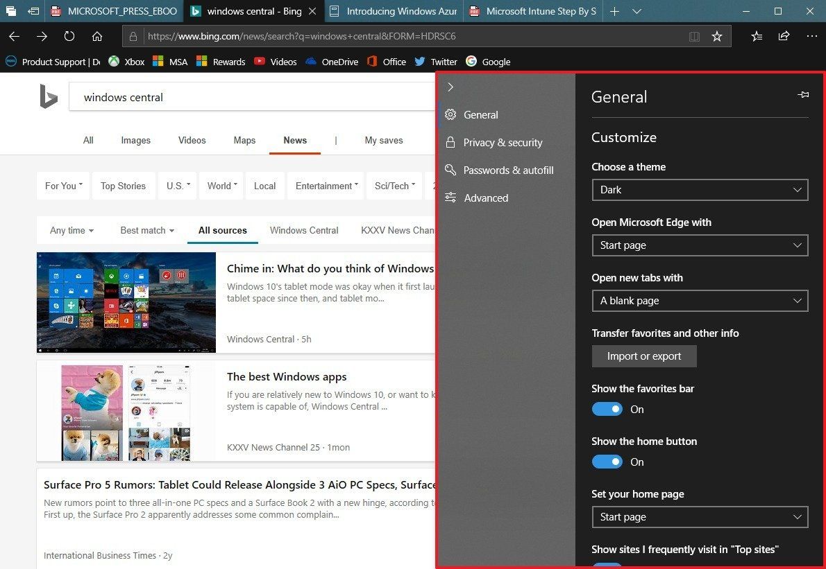 What's new with Microsoft Edge for the Windows 10 October 2018 Update ...