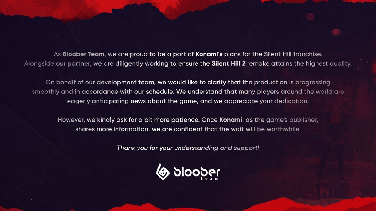 Silent Hill 2 remake devs try to calm down fans, saying (for the second ... Silent Hill 2 remake devs try to calm down fans, saying (for the second ...