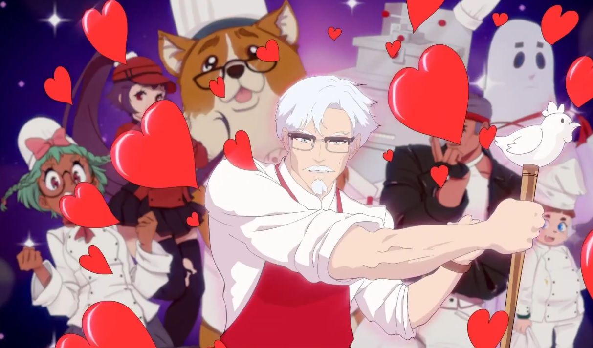 Official KFC dating sim lets you date the Colonel, a ghost, or ...