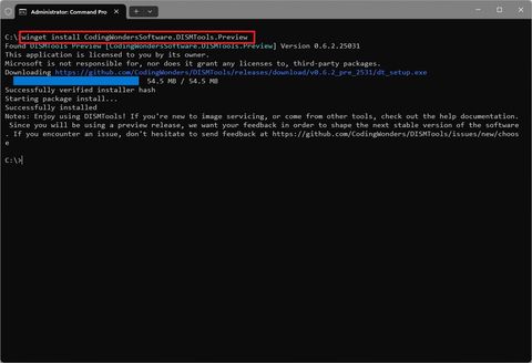 Getting started with the DISMTools app for Windows 11 and 10 | Windows ...