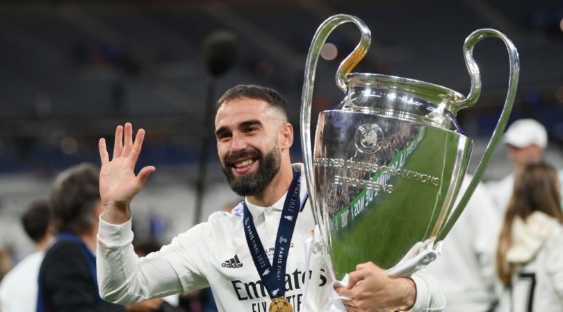 Real Madrid defender Dani Carvajal has incredible trophy-to-games ...